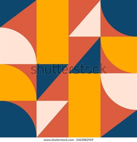 Geometric Colorful Tile Pattern Design Stock Vector Royalty Free 2463082969 Shutterstock