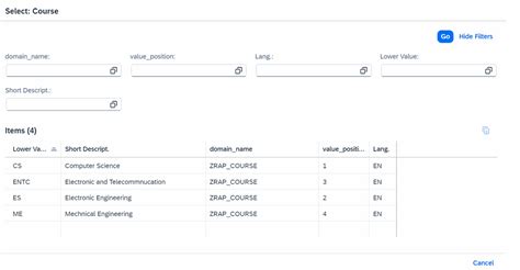 Implementing F4 Help Using Domain Values In Sap Rap A Step By Step Guide
