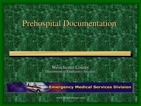 Ppt Prehospital Documentation Powerpoint Presentation Free Download Id 4985261