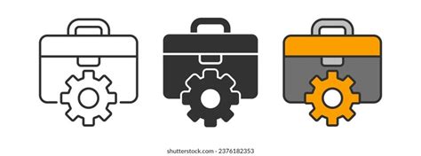 Toolbox Icon Toolkit Symbol Tool Signs Stock Vector Royalty Free 2376182353 Shutterstock