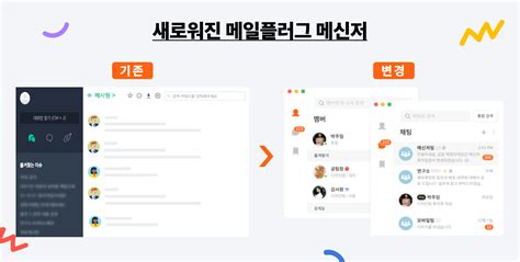 [메일플러그] 한층 더 업그레이드된 업무용 메신저 안내