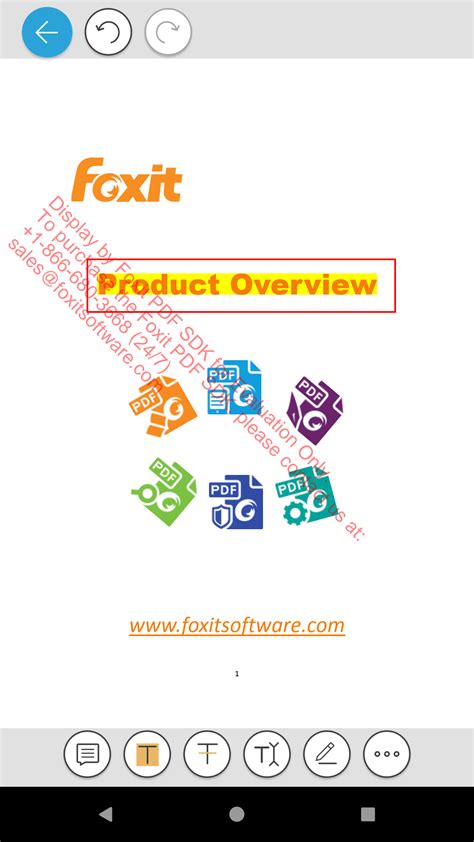 How To Customize UIExtensions With JSON In Foxit PDF SDK For Android
