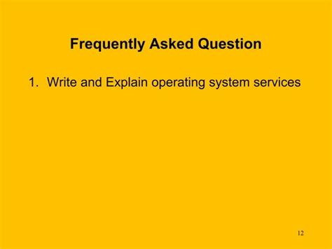 operating system services 9 ppt operating systems computer