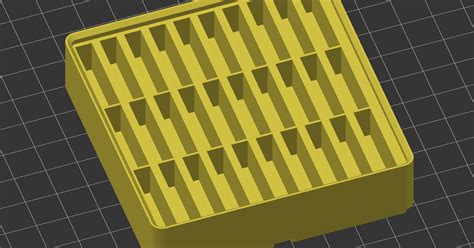 Gridfinity Cr2450 Coin Cell Batery Holder By Ruben Quintanar Download