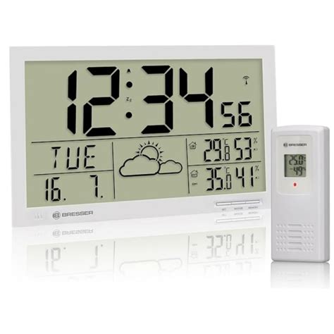 WEATHER PROJECTION CLOCK WITH OUTDOOR SENSOR