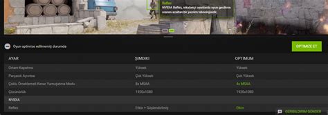 CS de NVIDIA Reflex kullanan var mı Donanım Arşivi Forum