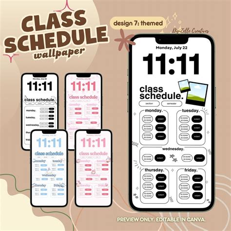 Weekly Schedule Canva Template Printable Graphic By Florid Printables · Creative Fabrica In 2025