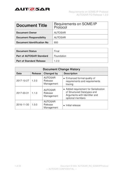 Pdf Requirements On Someip Protocol€¦ · Requirements On Someip