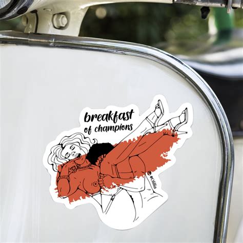 Sexy Erotic Sticker Breakfast Of Champions Erotic Sticker Adult