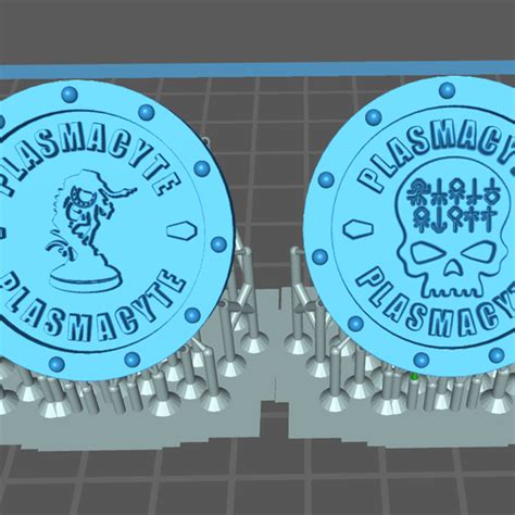 Stl File Necron Inspired Plasmacyte Tokens Markers 🔨 ・3d Printing