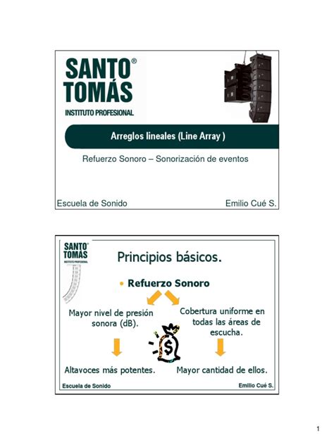 3 1 line array pdf descargar gratis pdf sonido olas