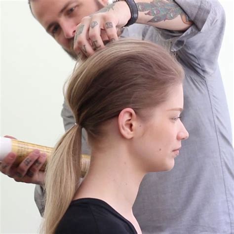 GIF Tutorial How To Create A Grown Up Ponytail