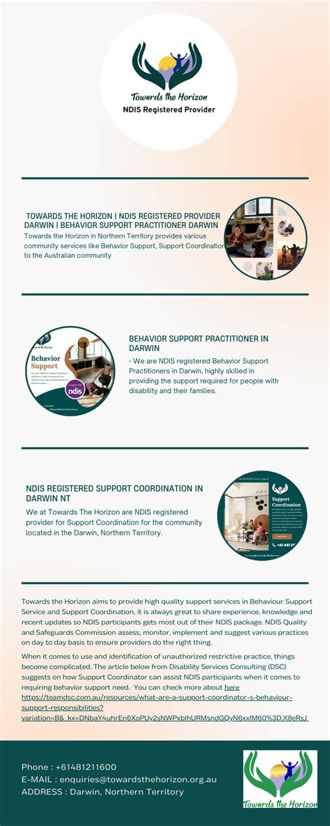 Towards The Horizon Ndis Registered Provider Darwin Behaviour