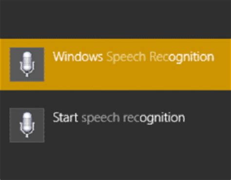 How Do I Enable Speech Recognition On Windows 8