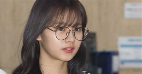 포토 트와이스 안경 사나
