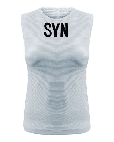 Biehler 無袖底衫 Syn Ultralight Sleeveless Baselayer 女款 白 Cycling Fabro 頂