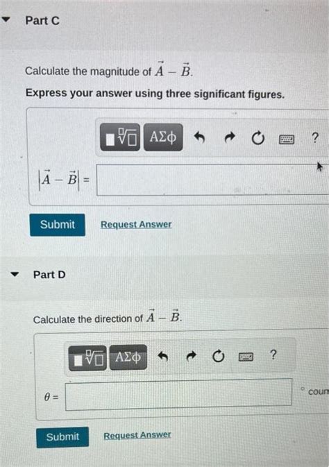 Solved Calculate The Magnitude Of A B Express Your Answer Chegg Com