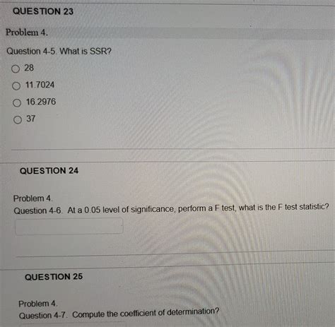 solved problem 4 a regression and correlation analysis