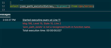Jsonpathexists Function No Longer Exists Though It Did Before Microsoft Qanda