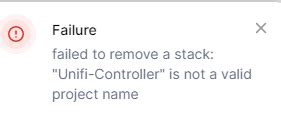 Can T Delete Stop Update Stack Failure Failed To Deploy A Stack XXX Is Not A Valid