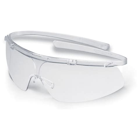 Uvex 917211 Super G Safety Spectacle Blue Frame With Clear Lens — All