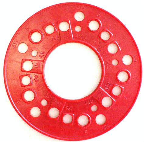 Wheel Bolt Pattern Template Tool Measure Guide Choice American Import 4