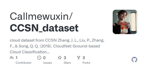 Github Callmewuxinccsndataset Cloud Dataset From Ccsn Zhang J L