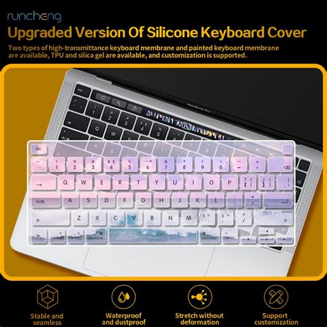 Upgrade VersionCustomized Beautiful Scenery Design Laptop Keyboard Protector Decorate Laptop