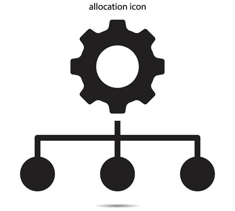 allocation icon vector illustration 35196506 vector art at vecteezy