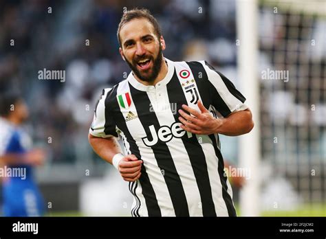 Gonzalo Higuain Of Juventus Celebrates After Scoring A Goal During The
