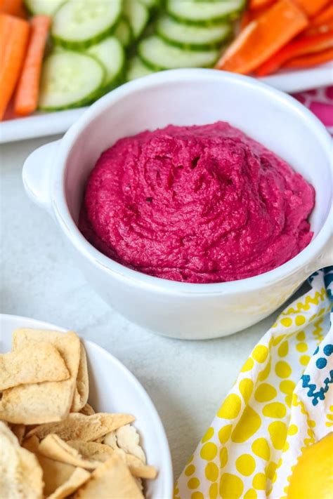 Roasted Beet Hummus A Mind Full Mom