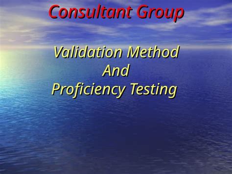 Method Validation Ttttttttttttttttttt Ppt