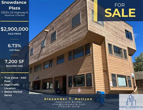 Kimose Commercial Is Proud To Present Snowdance Plaza In Keystone