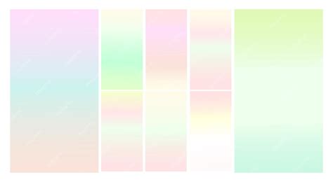 Premium Vector Multicolor Gradient Smartphones Screen For Mobile Apps