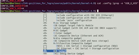 Custom Kernel Build Menuconfig Flag Selection Jetson Nano Nvidia