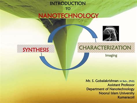 Concepts Of Nanotechnology Introduction Nanotechnology Definition