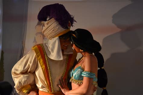 Meeting Prince Ali Aladdin And Jasmine At The Princess A Flickr