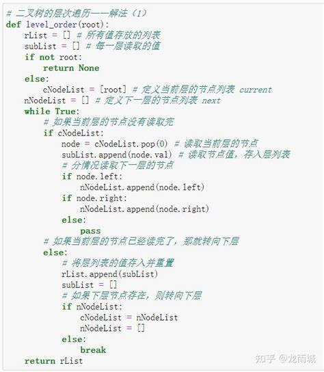 Leetcode系列——二叉树的层次遍历 知乎