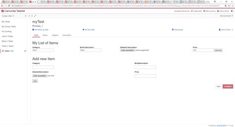 Some Malfunctions In My User Task Form Discussion And Questions Camunda Forum