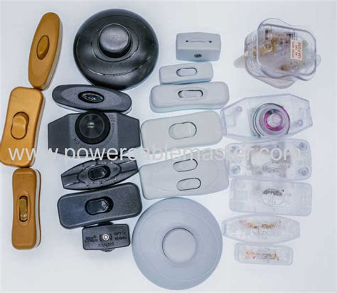 ENEC CE Cord Line Switch A V Cord Switch On Off Inline Rocker Switch Manufacturers And