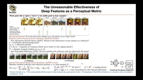 Deep Perceptual Metrics Lecture 30 Part 2 Applied Deep Learning Supplementary Youtube