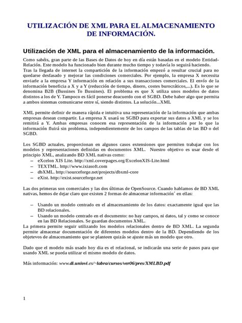 bases de datos xml pdf x camino sql