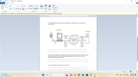 Solved 1the Diagram Below Shows Web Browser Application