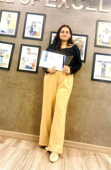 sonali singh on linkedin glad to share i have received my first award