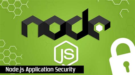 node js application security