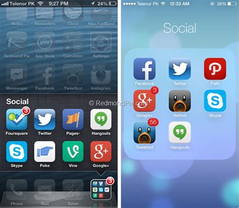 iOS 7 vs iOS 6 Comparación Visual