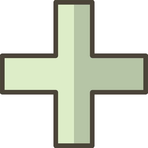Plus Generic Outline Color Icon