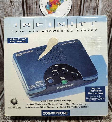 Conair Phone Infinity Tapeless Answering System Digital Recording