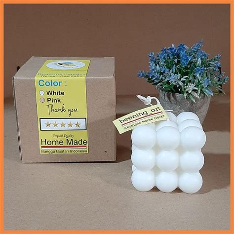 Jual Lilin Cube Aesthetic Lilin Korea Aesthetic Lilin Hias Lilin Karakter Shopee Indonesia