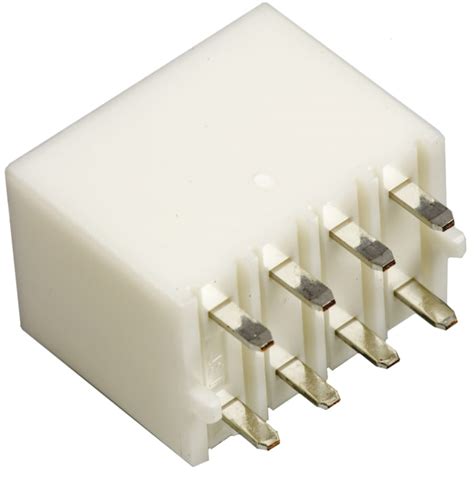 B08p Hl A Lf Sn Jst Jst Hl Series Straight Through Hole Pcb Header 8 Contact S 3 96mm Pitch